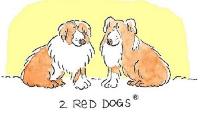 2 Red Dogs Pet-Amish Made Leather Collars & Unique Gifts for Dog Love