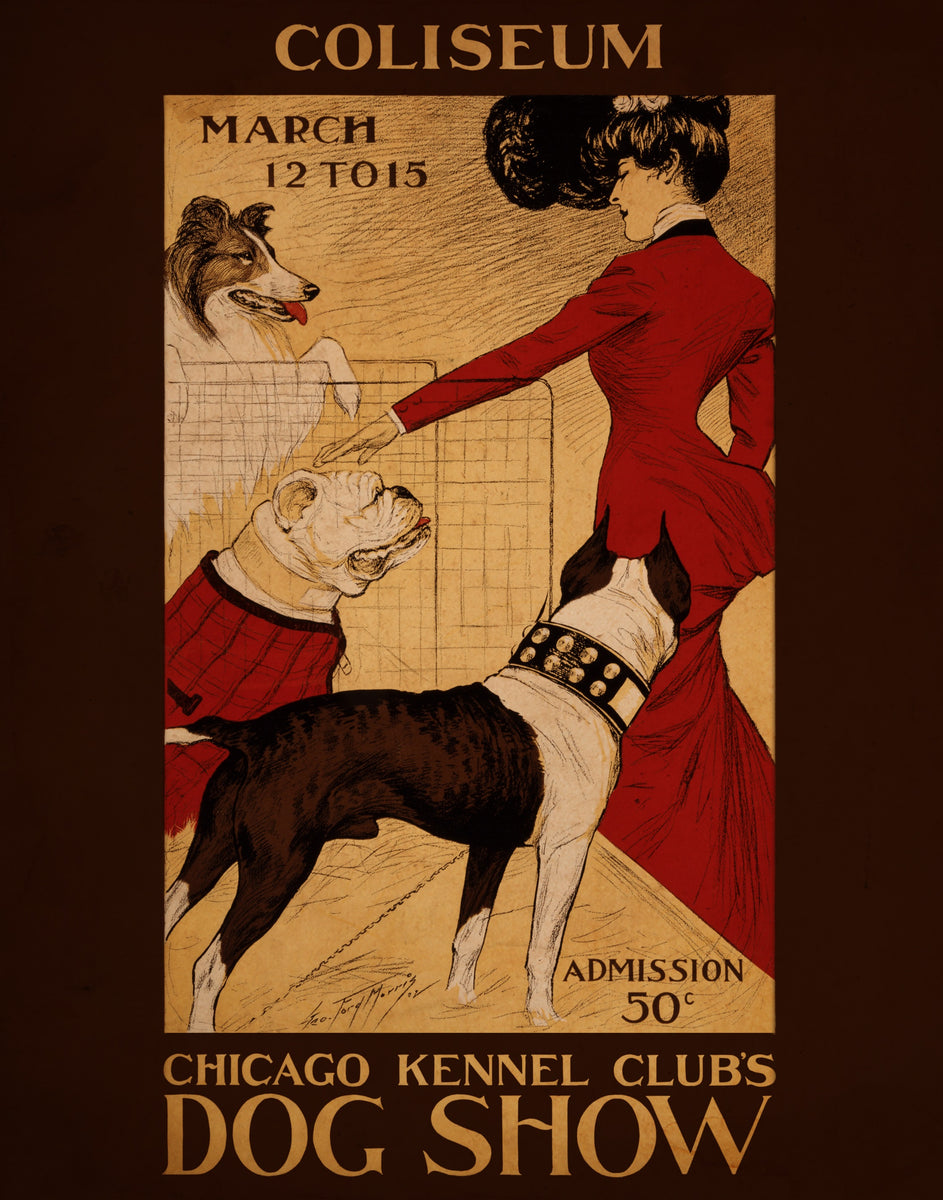 Vintage Dog Show Poster - Chicago Kennel Club - 11 x 14" UNFRAMED – 2 ...